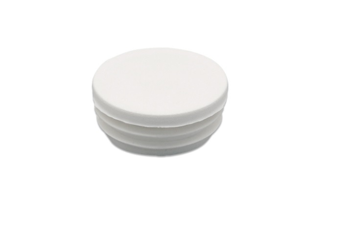 10pc-pack 38mm Dia White Soft Plastic Round End Caps Cover Pipe Tube ...